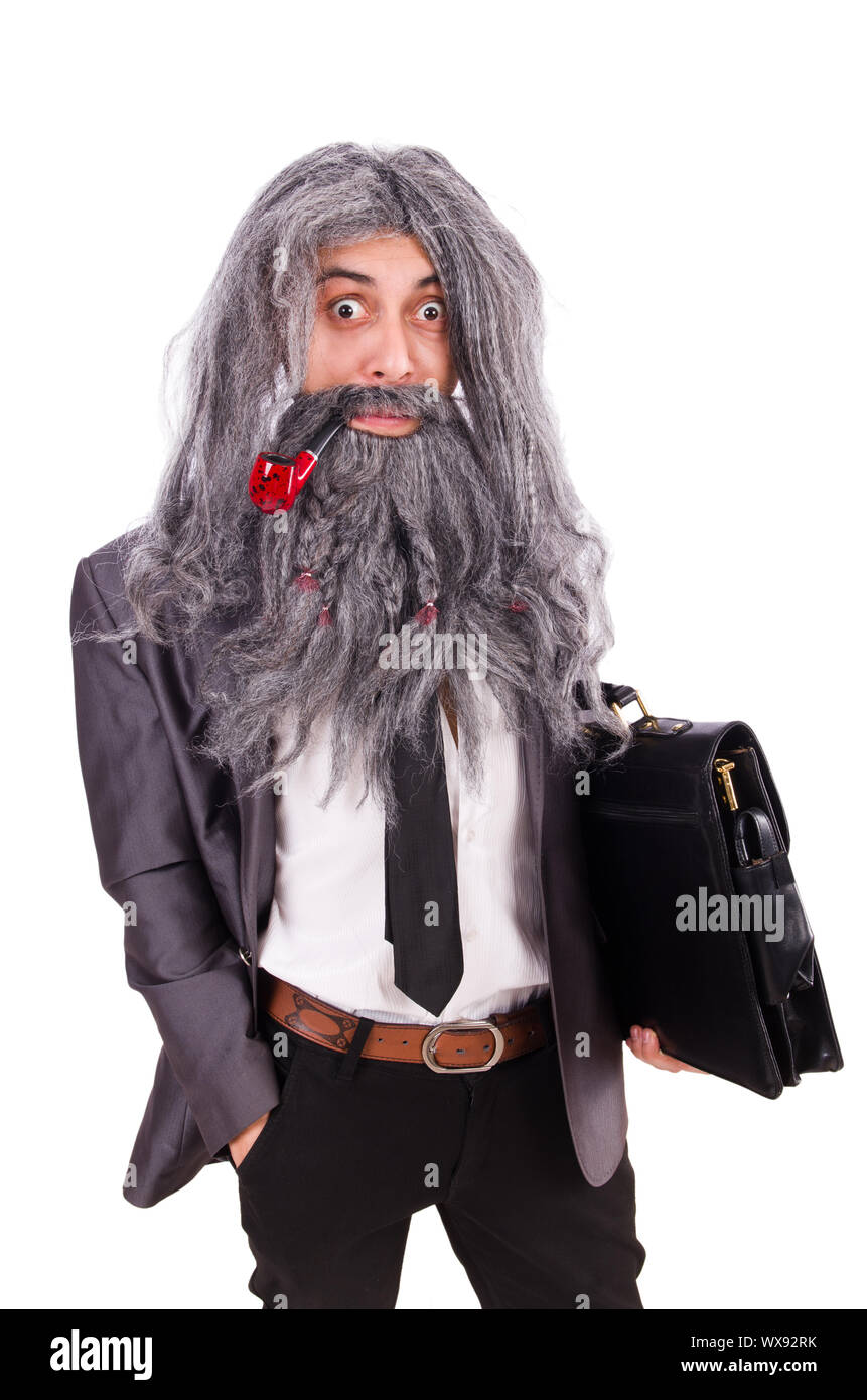 Funny mature man in Cut Out Stock Images & Pictures - Alamy