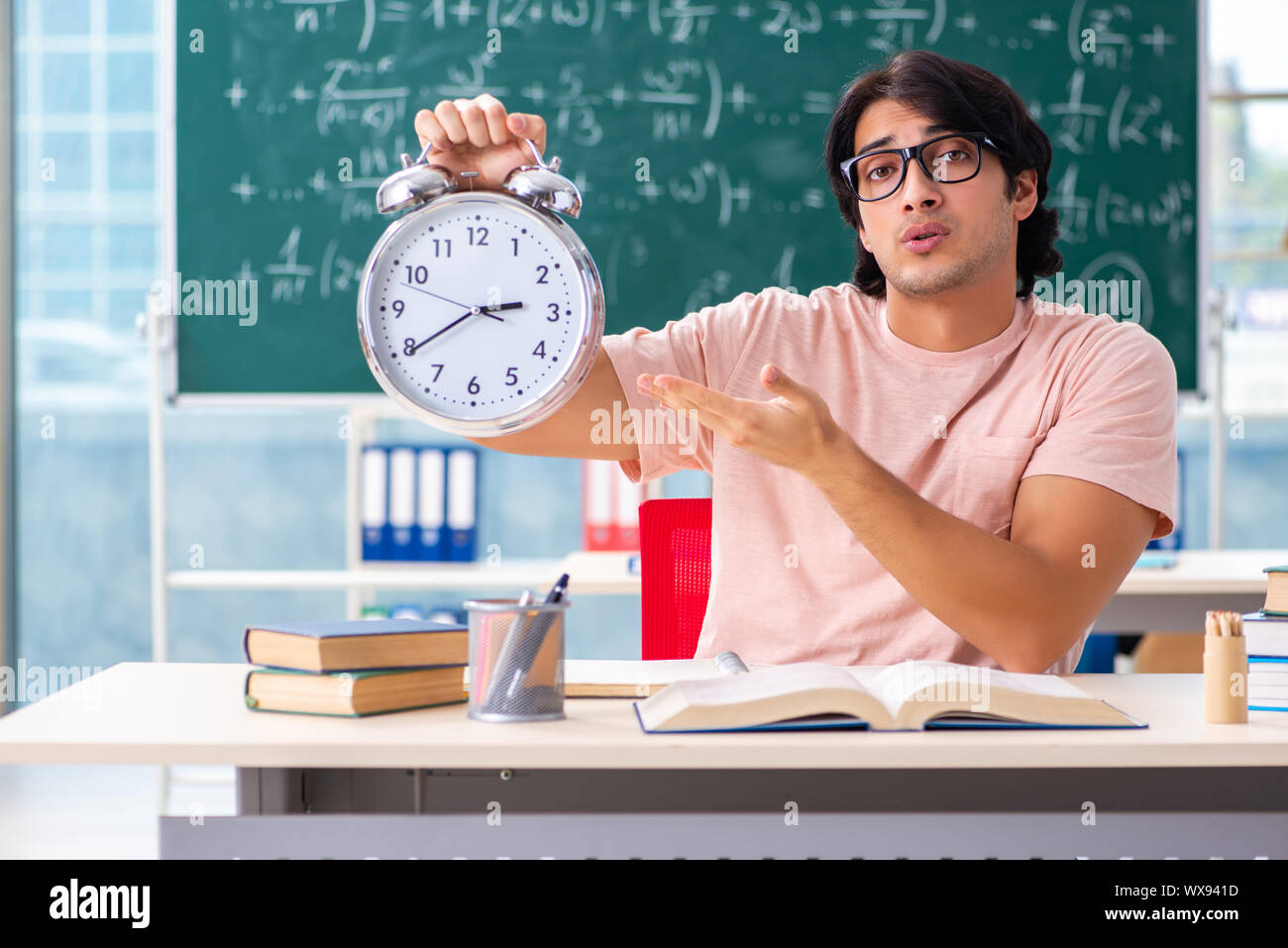 Teacher student late class hi-res stock photography and images - Alamy