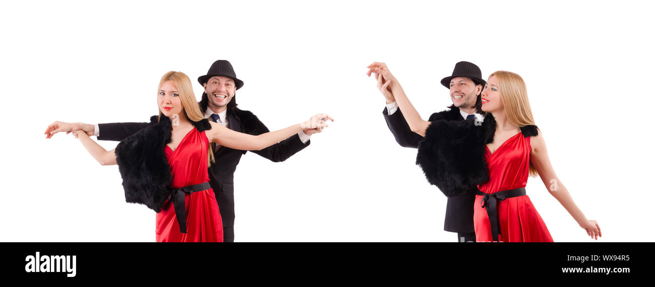 Pair isolated on the white background Stock Photo - Alamy