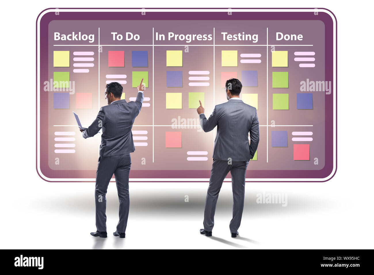 Agile teamwork symbol project management hi-res stock photography and ...