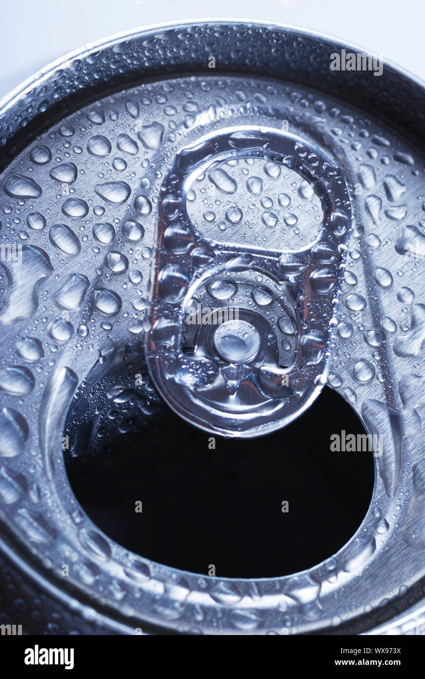 Aluminum beverage can close up Stock Photo - Alamy