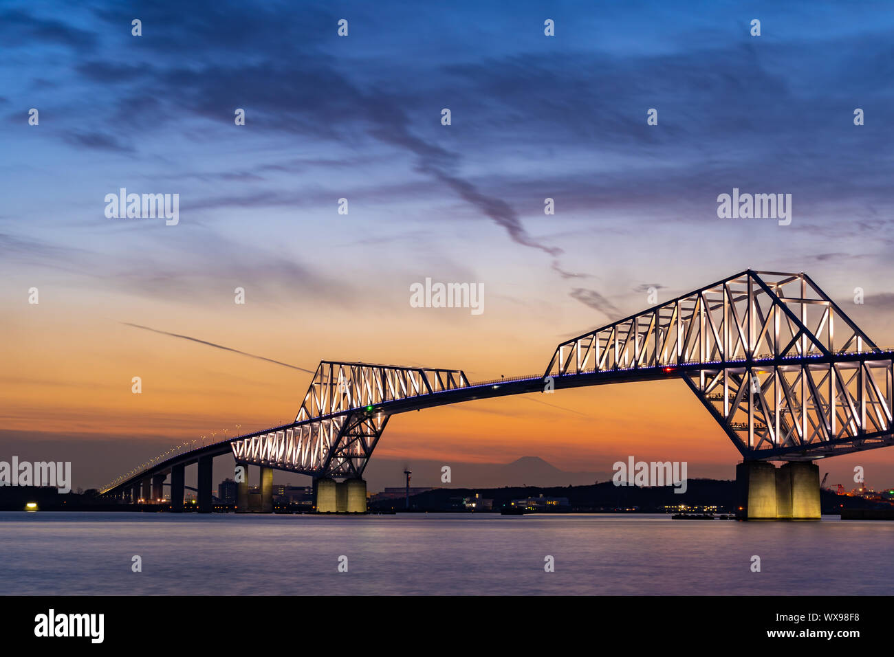 Diamond Fuji Tokyo Gate Bridge Stock Photo - Alamy