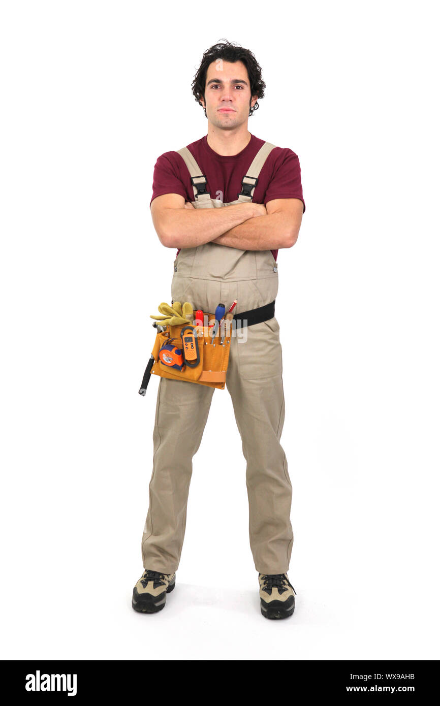 Defensive arms crossed Cut Out Stock Images & Pictures - Alamy