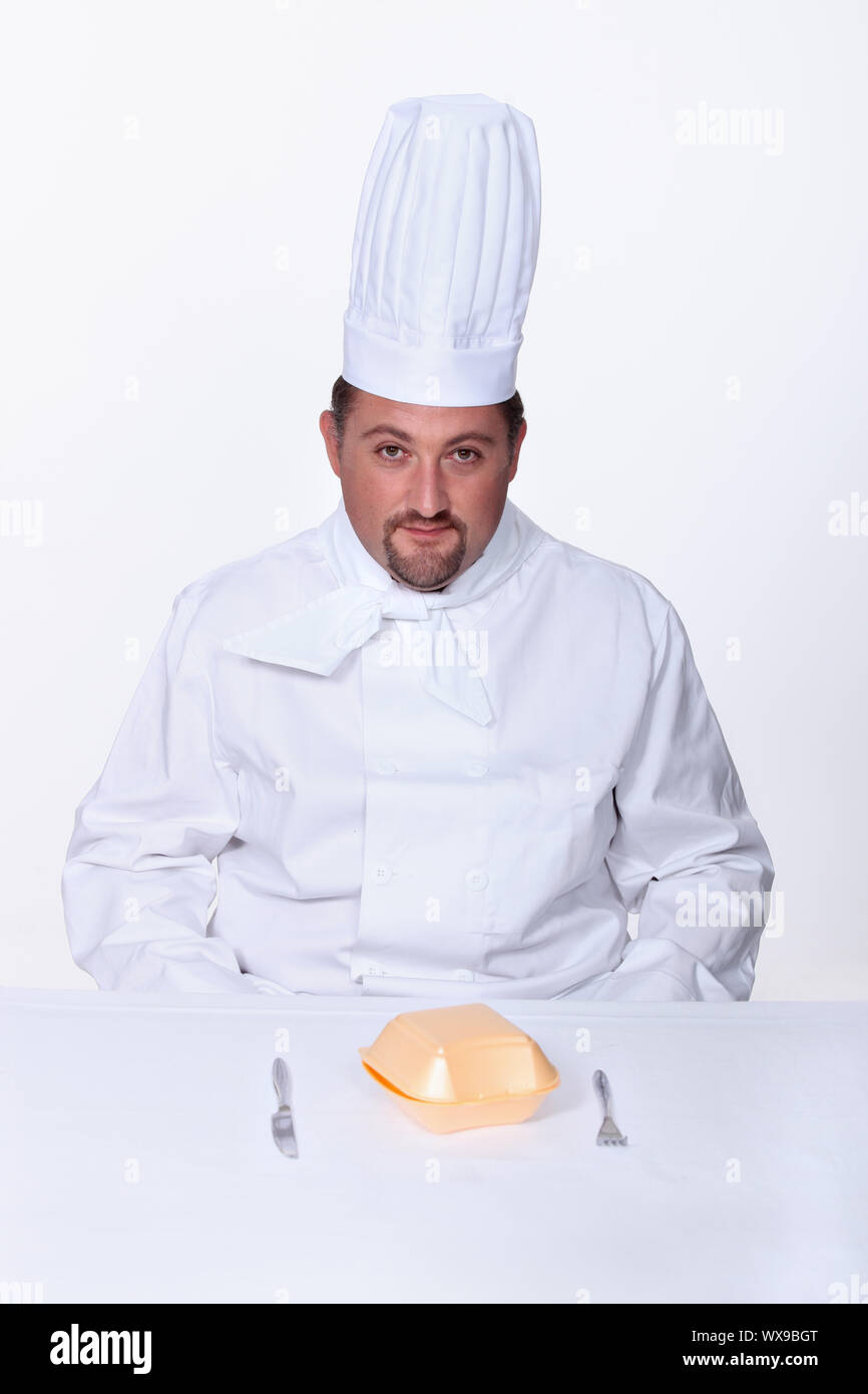 Burger with chef hat hi-res stock photography and images - Alamy