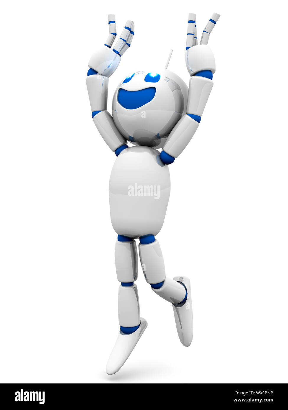 Humanoid robot jump hi-res stock photography and images - Alamy