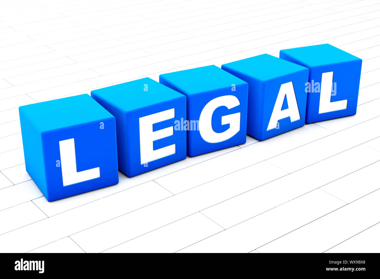 Legal word illustration Stock Photo - Alamy