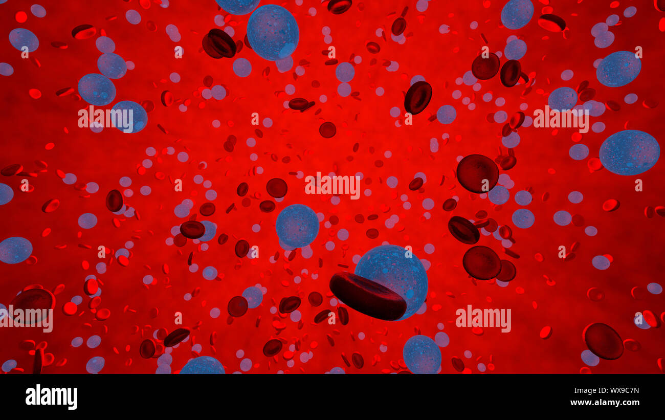 Oxygen in the human blood stream Stock Photo - Alamy