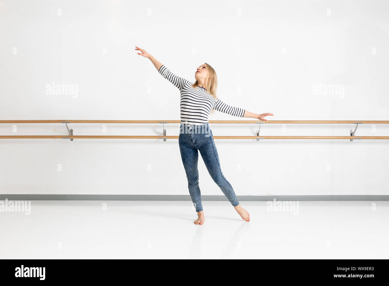 female dancer in action Stock Photo - Alamy