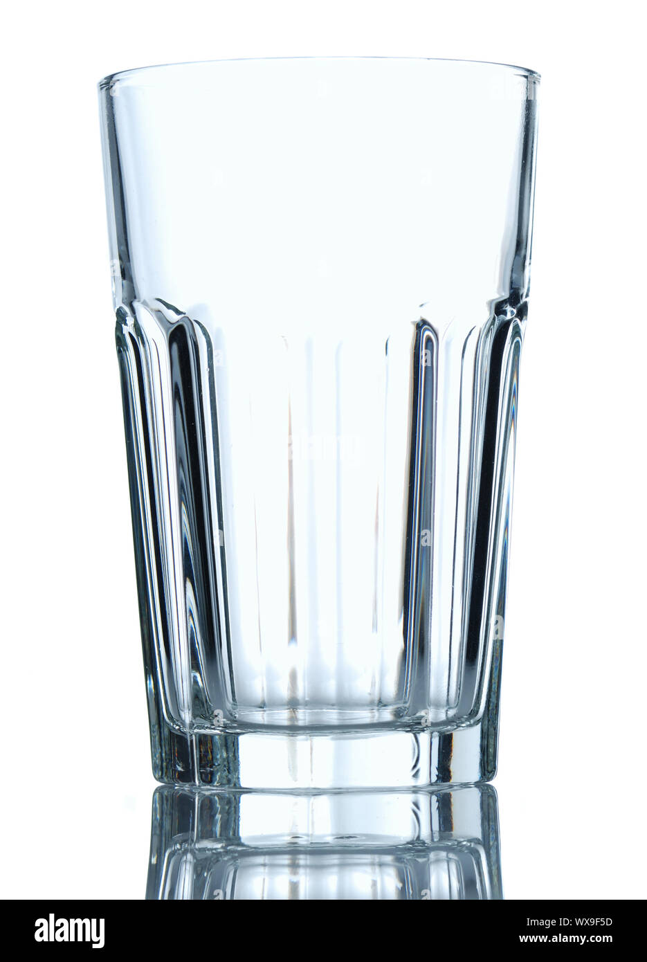 Empty glass isolated on white background Stock Photo - Alamy