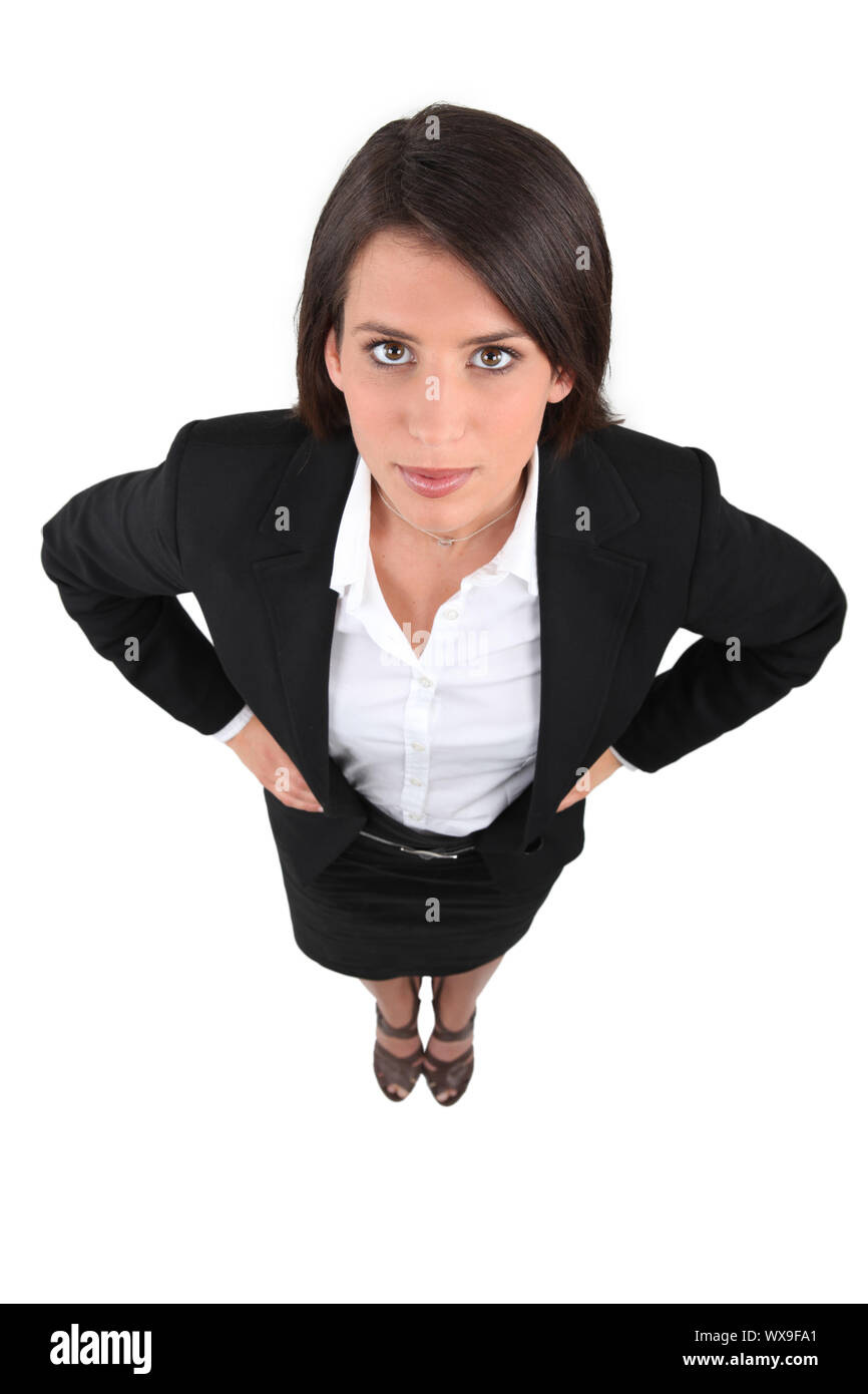 Female seen from above Stock Photo - Alamy