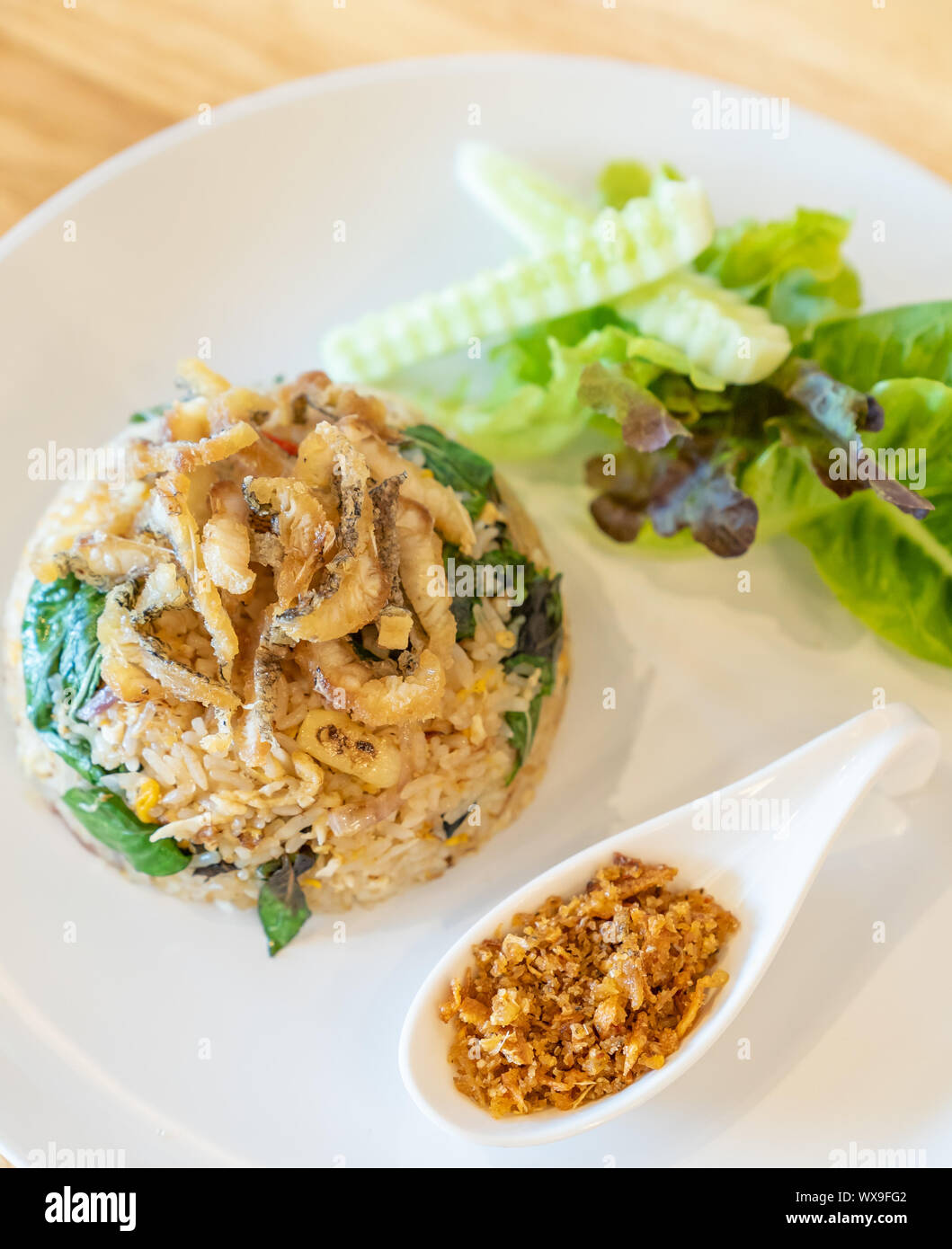 Fried rice fish Stock Photo - Alamy