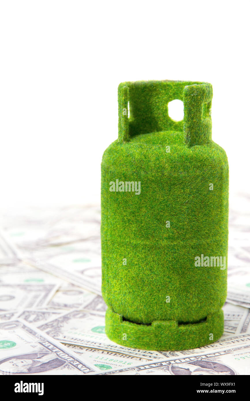 green gas tank concept Stock Photo - Alamy