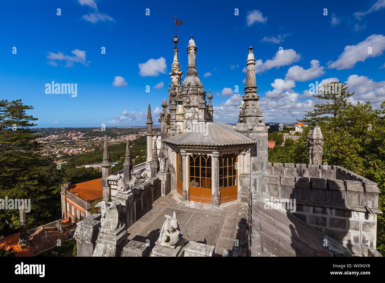 Castle Quinta da Regaleira - Sintra Portugal Stock Photo - Alamy