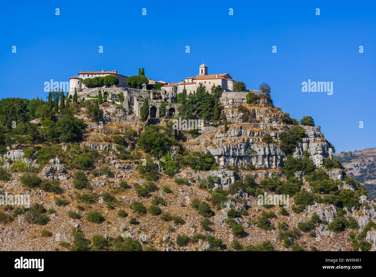 Town Gourdon in Provence France Stock Photo - Alamy