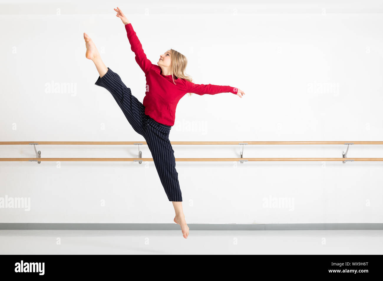 female dancer in action Stock Photo - Alamy