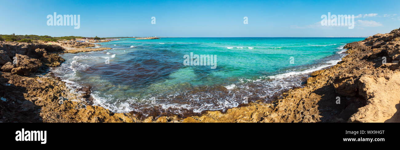 Beach Punta della Suina, Salento, Italy Stock Photo - Alamy