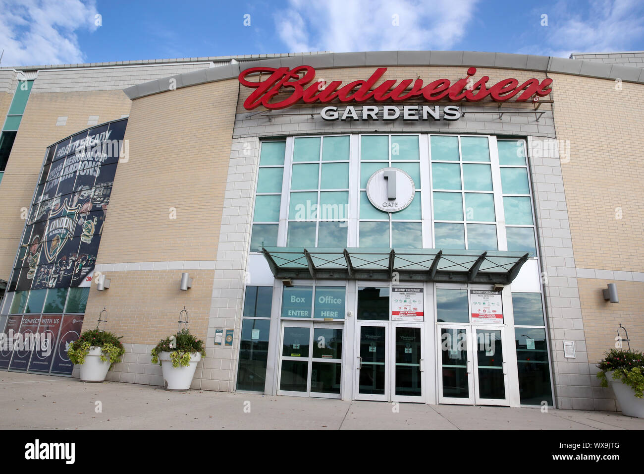 Budweiser Gardens Front, London, Ontario Stock Photo - Alamy