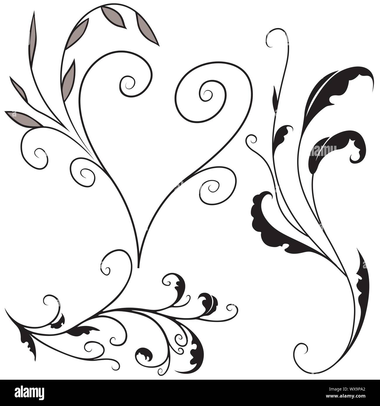 Fleuron frame Stock Vector Images - Alamy