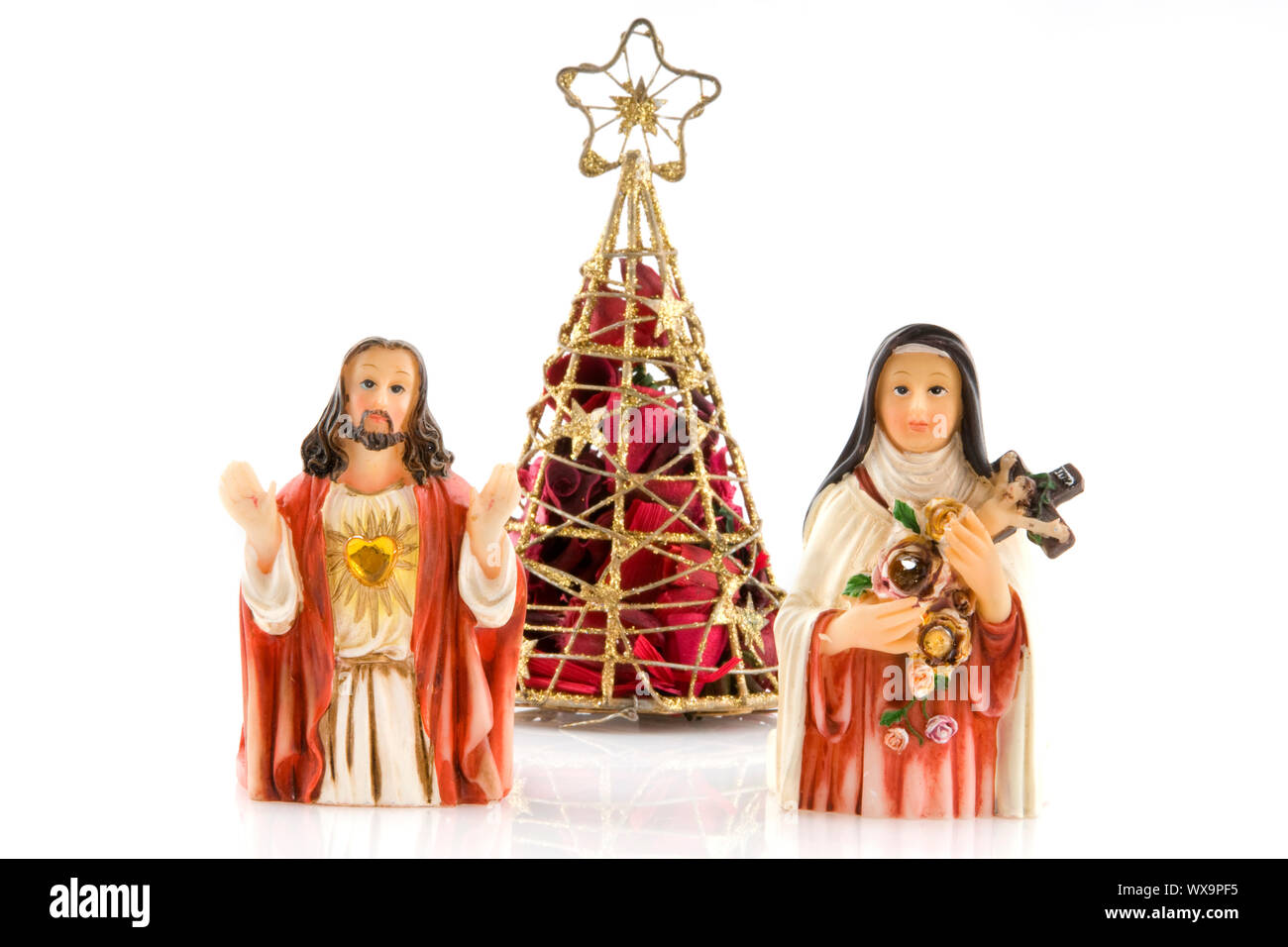 Jesus an Maria with christmas Stock Photo - Alamy