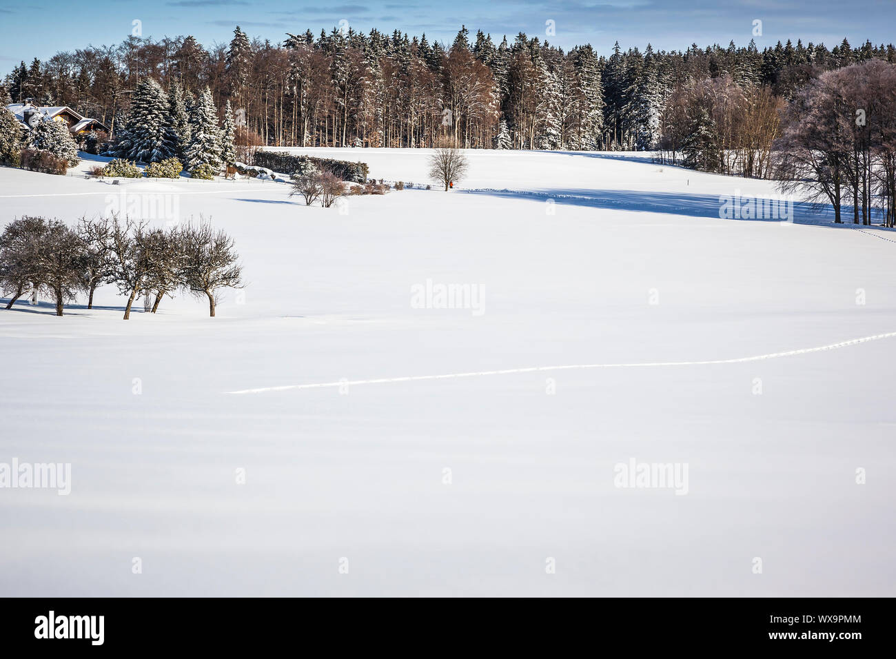 An image of a nice winter scenery Stock Photo - Alamy