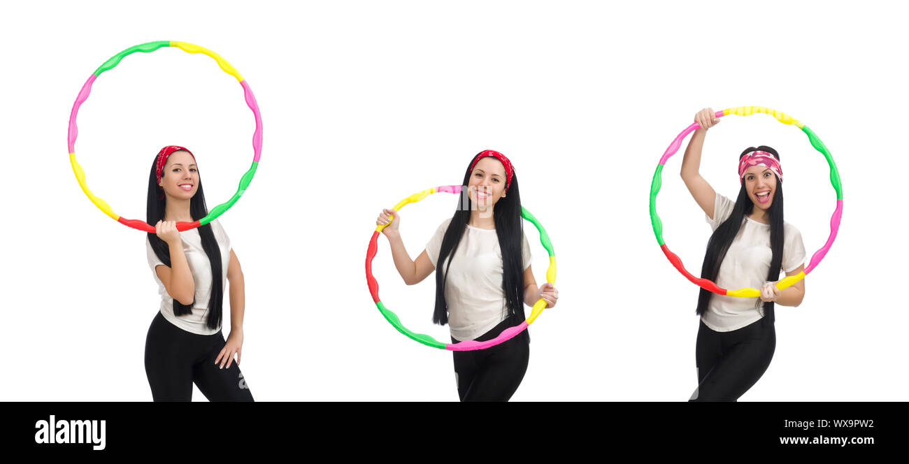 Sports girl poses on gym hi-res stock photography and images - Alamy