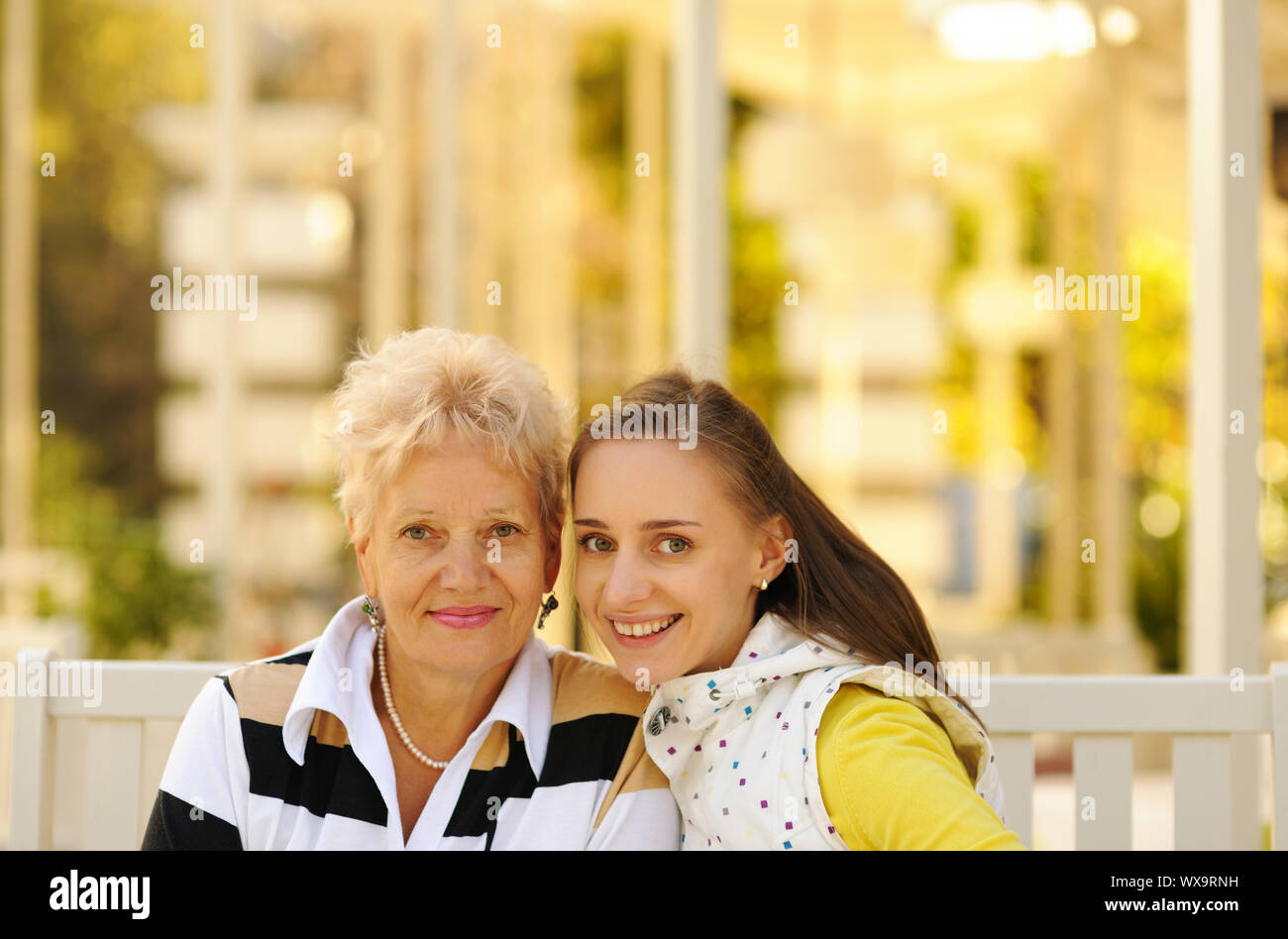 Mother and daughter having a good time together Stock Photo - Alamy
