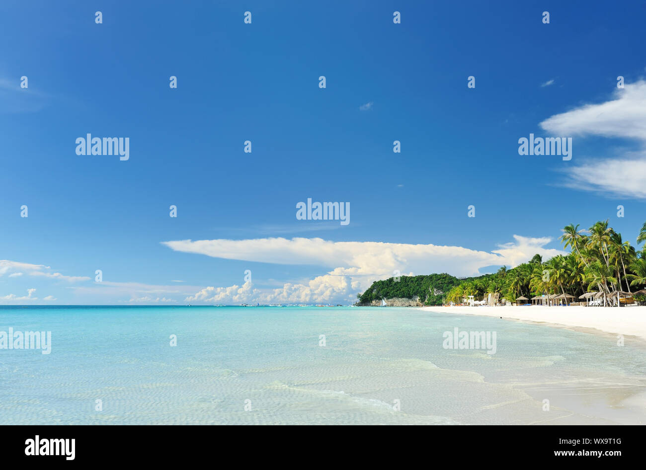 Beautiful wild beach at remote island, Philippines Stock Photo - Alamy