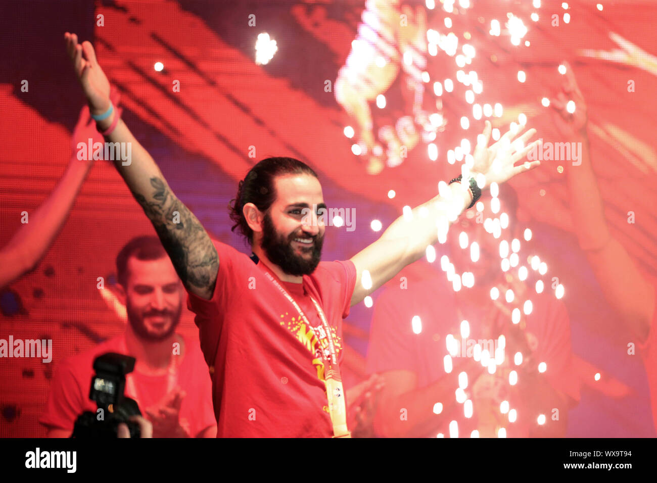 Madrid, Spain. 16th Sep, 2019. Madrid Spain; 09/16/2019.- Ricky Rubio ...