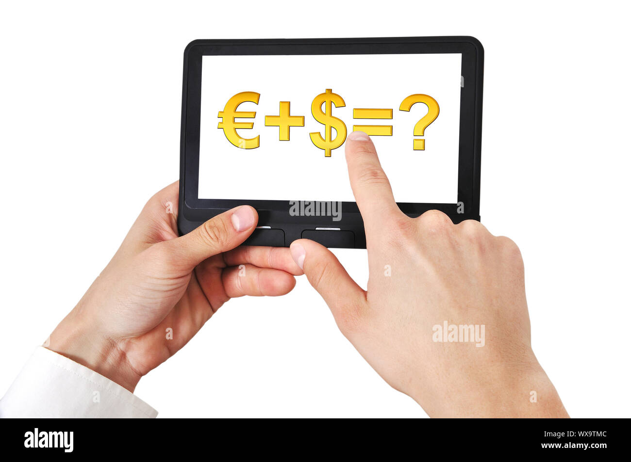 Digital tablet business formula hi-res stock photography and images - Alamy