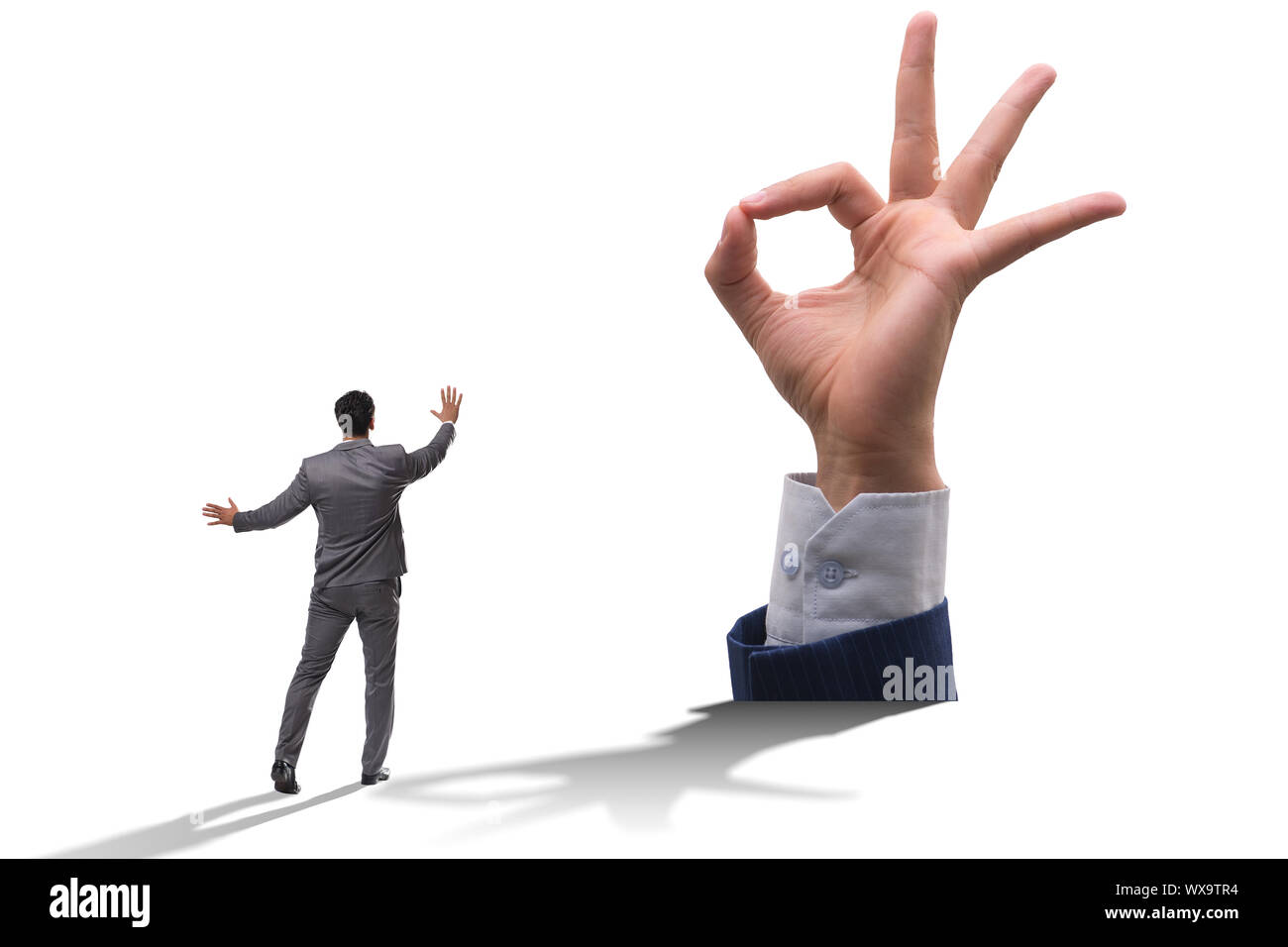 Man yes gesture in Cut Out Stock Images & Pictures - Alamy