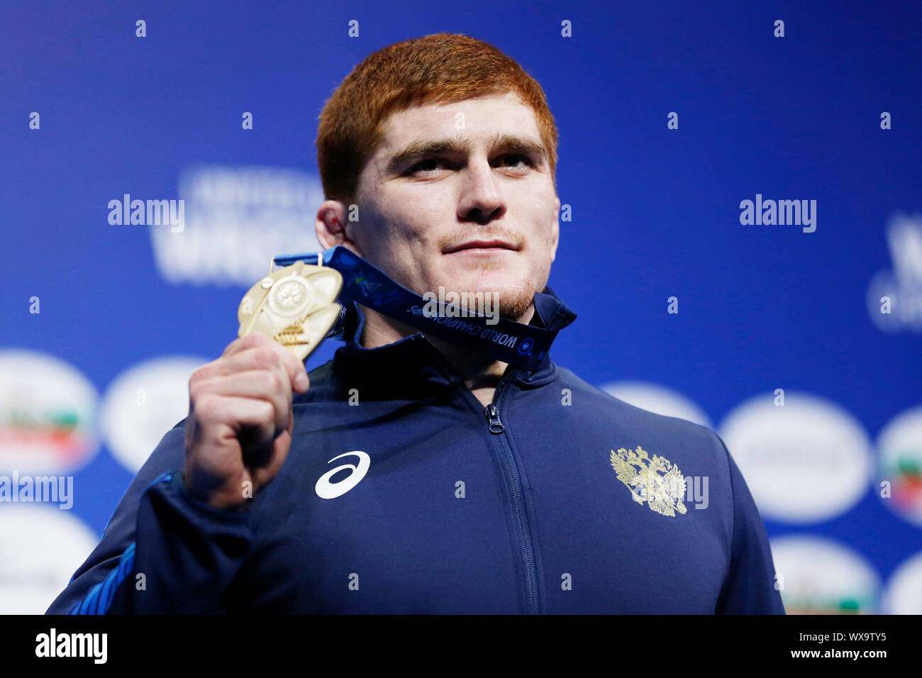 Nursultan, Kazakhstan. 16th Sep, 2019. Musa Evloev (RUS) Wrestling ...