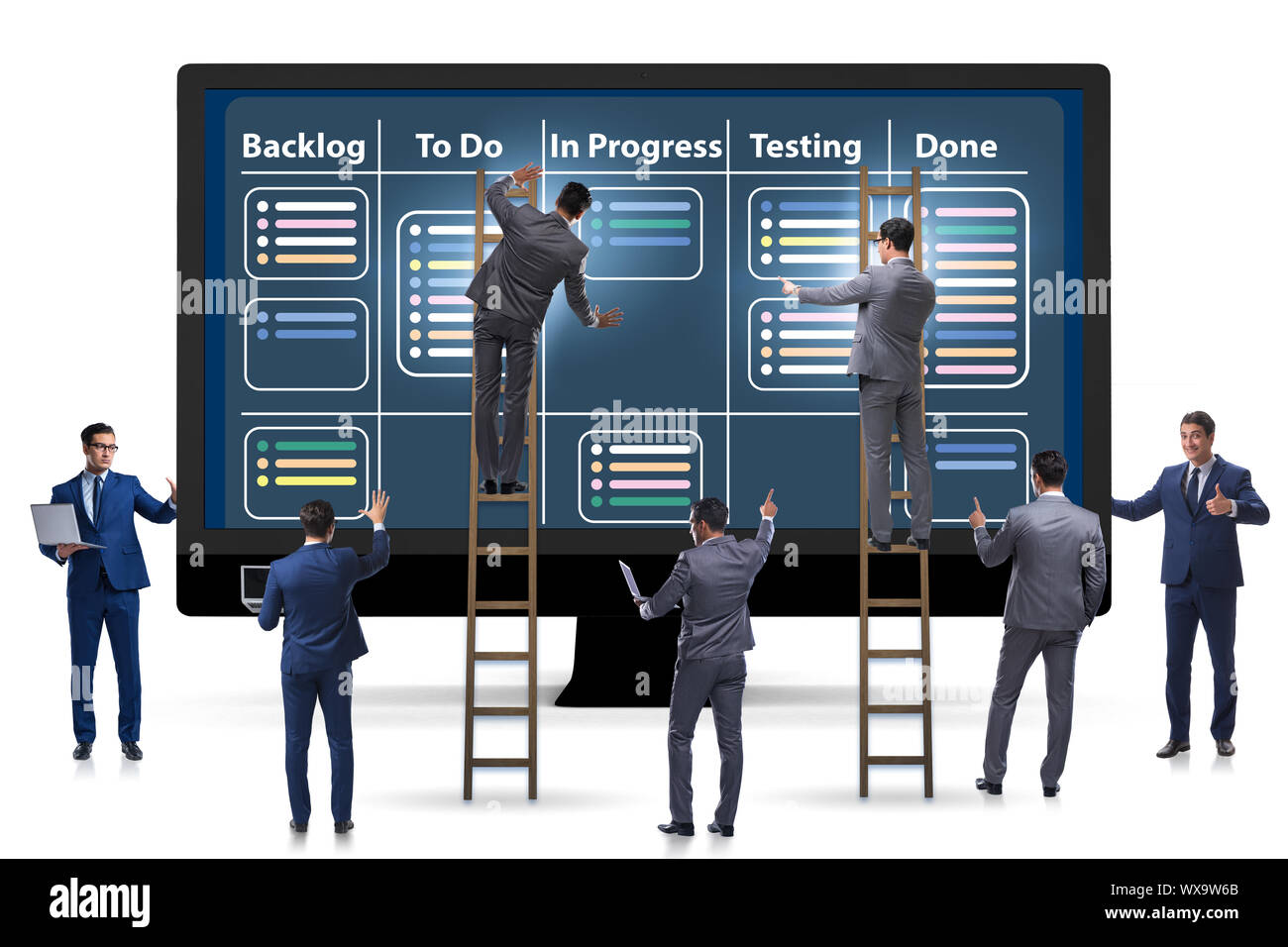 Diagram business lifecycle Cut Out Stock Images & Pictures - Alamy