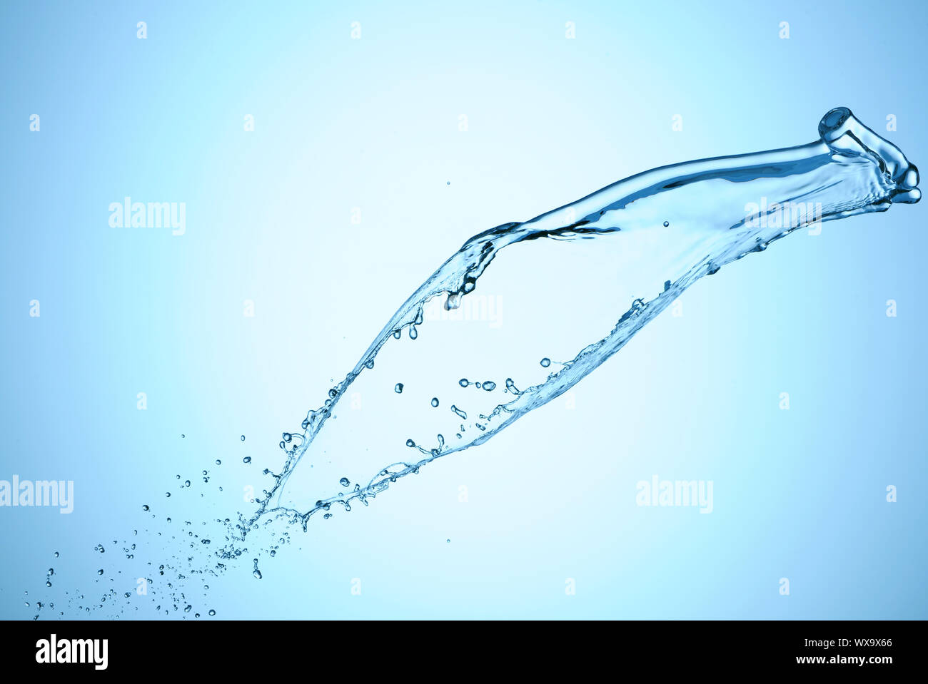 Beautiful water splash speed shot Stock Photo - Alamy