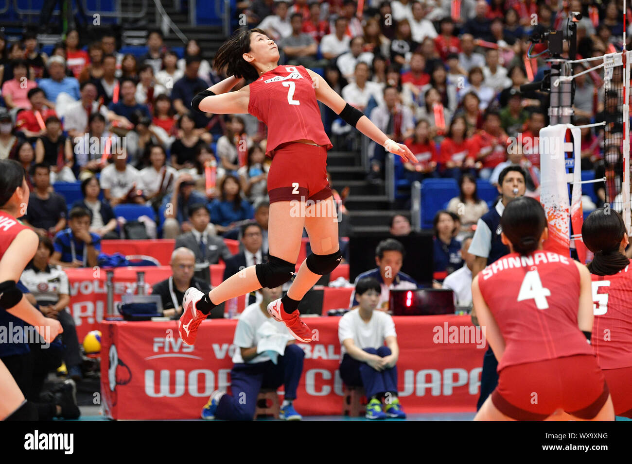 Kanagawa, Japan. Credit: MATSUO. 16th Sep, 2019. Sarina Koga (JPN) Volleyball : 2019 FIVB ...