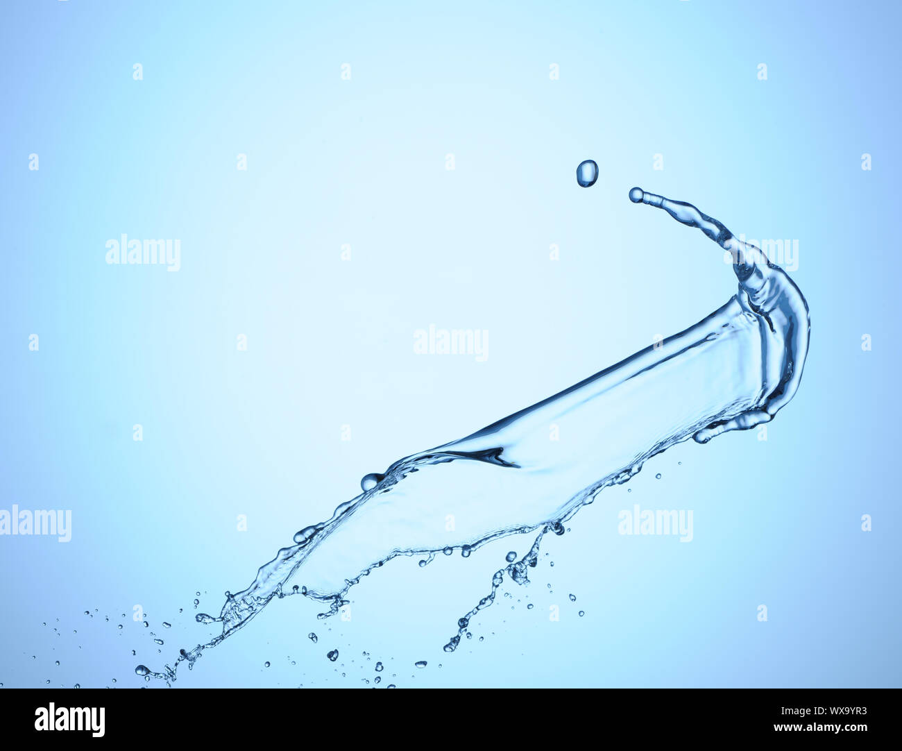 Beautiful water splash speed shot Stock Photo - Alamy