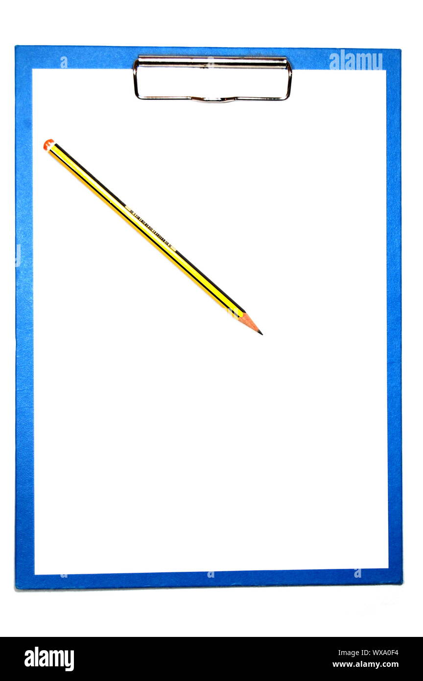 clipboard isolated on white with empty space for text message Stock ...