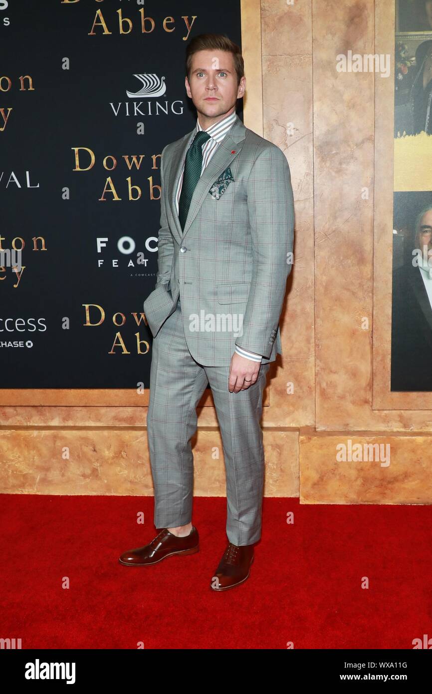New York, NY, USA. 16th Sep, 2019. Allen Leech at arrivals for DOWNTON ...