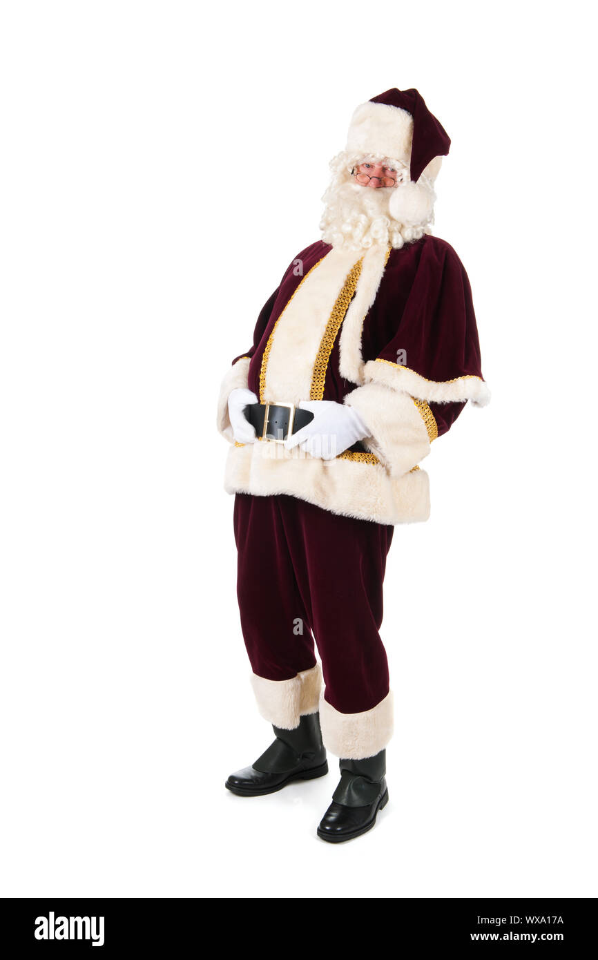 Real santa claus big belly hi-res stock photography and images - Alamy