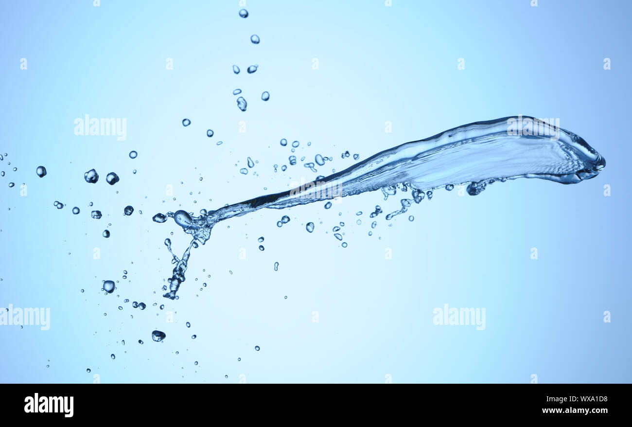 Beautiful water splash speed shot Stock Photo - Alamy
