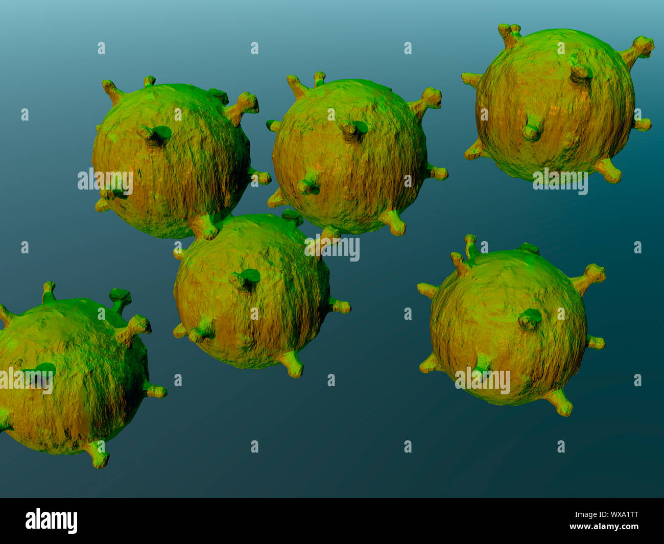 dangerous viruses in the body Stock Photo - Alamy