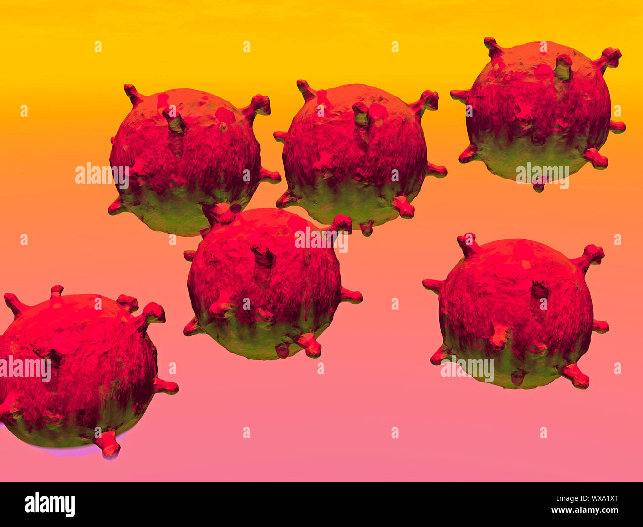dangerous virus in the body Stock Photo - Alamy