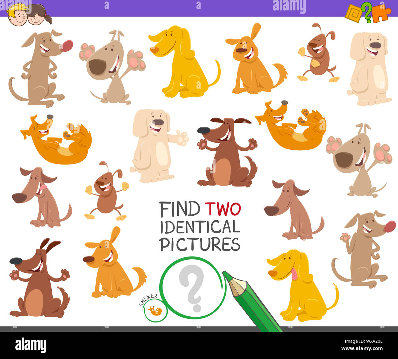 Two identical dogs hi-res stock photography and images - Alamy