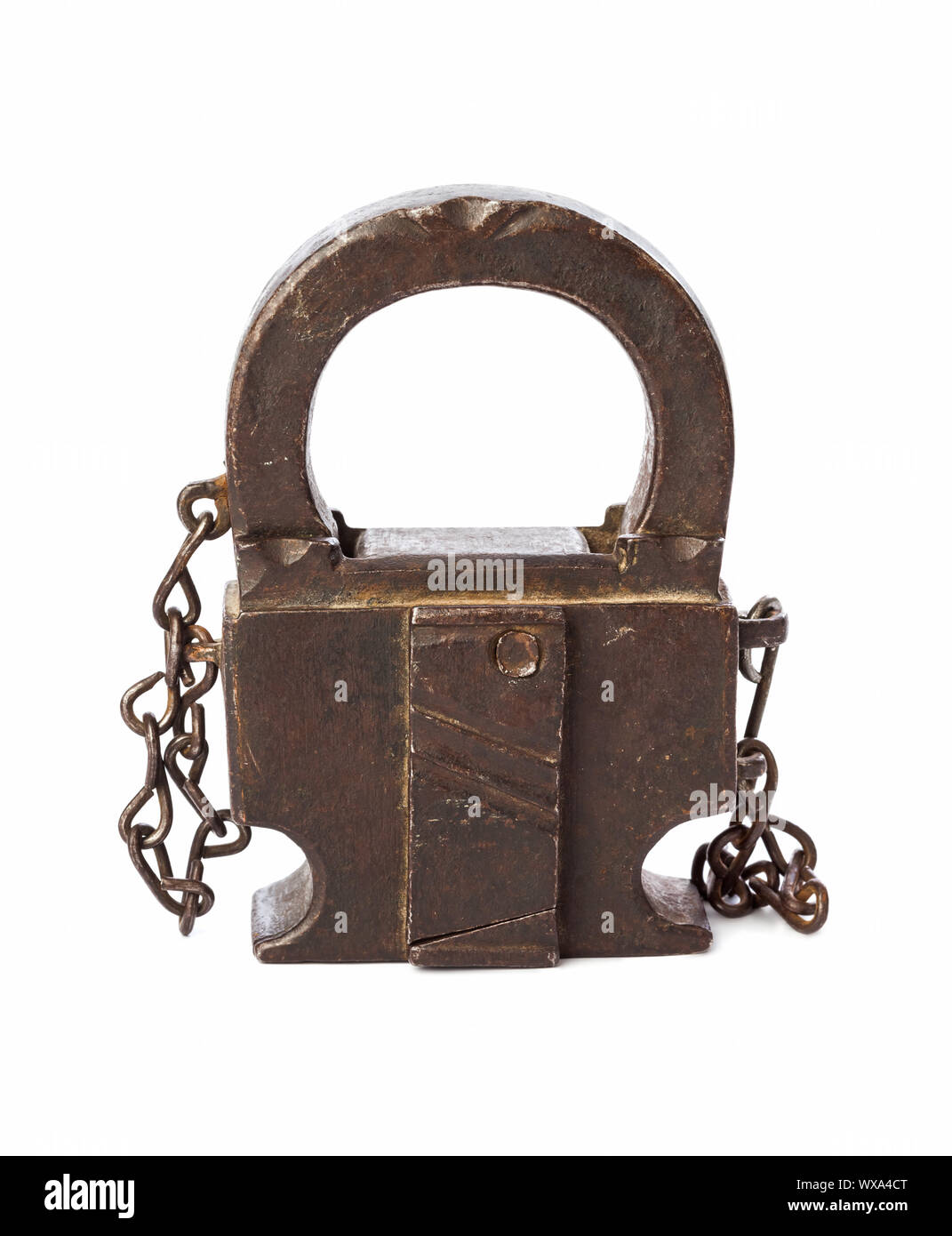 Rusty vintage lock Stock Photo - Alamy