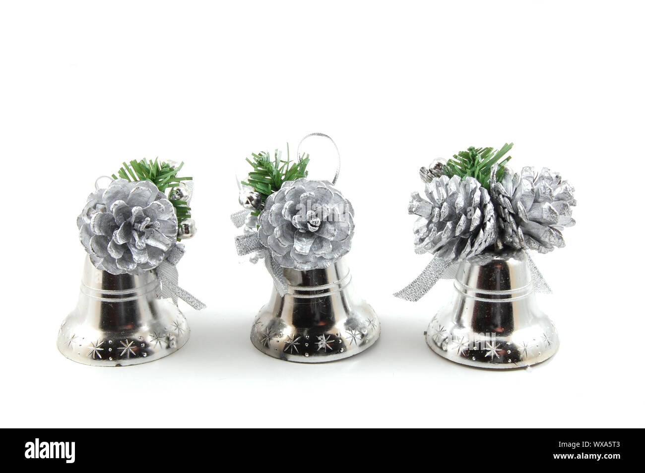 some bells isolated on a white background Stock Photo - Alamy