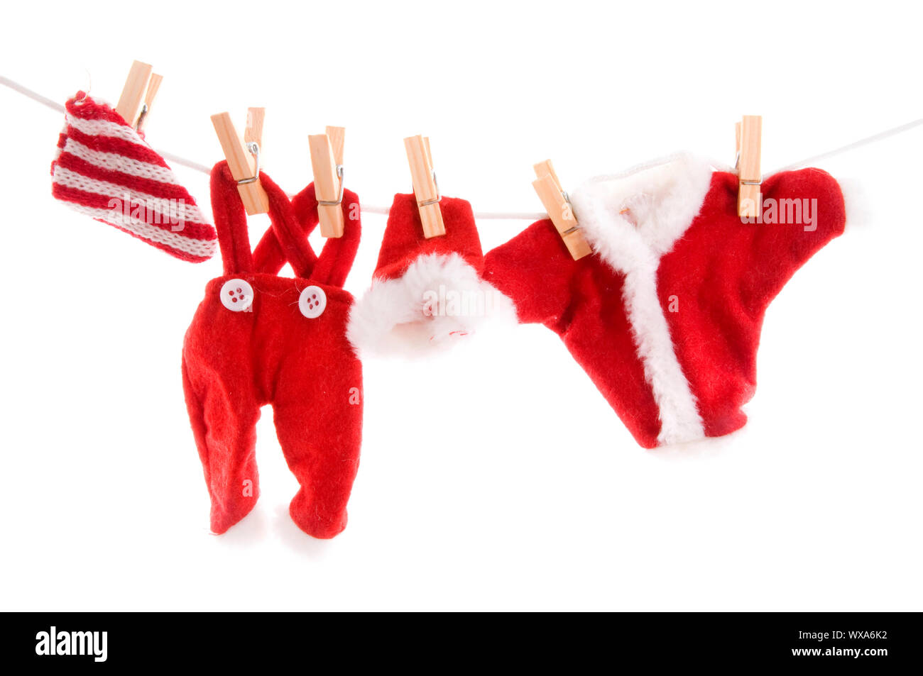 Hanging laundry santa claus hi-res stock photography and images - Alamy