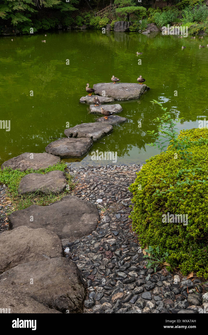 Fuchu-no-Mori Park was built on a former US military air base has been ...