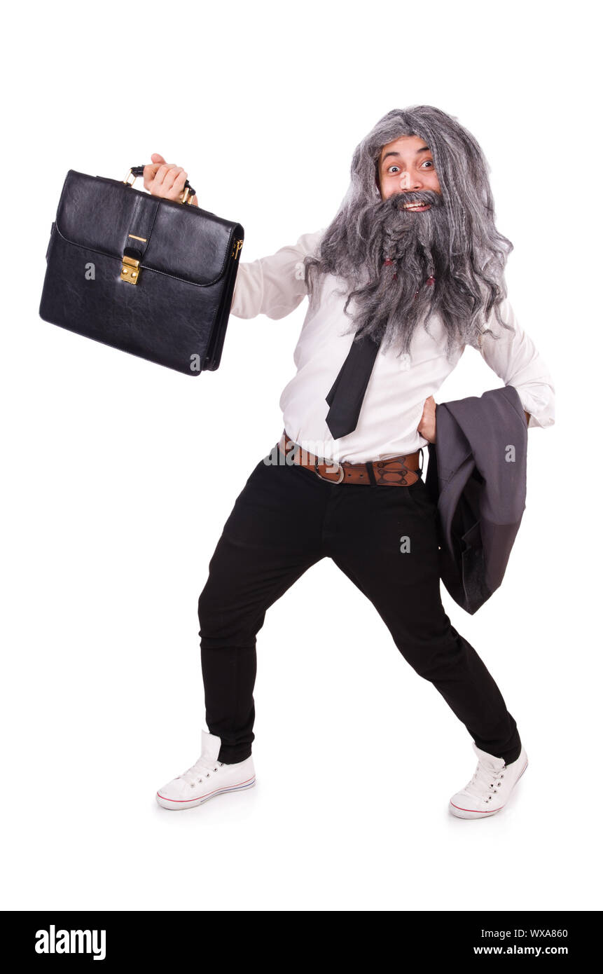 Funny mature man in Cut Out Stock Images & Pictures - Alamy