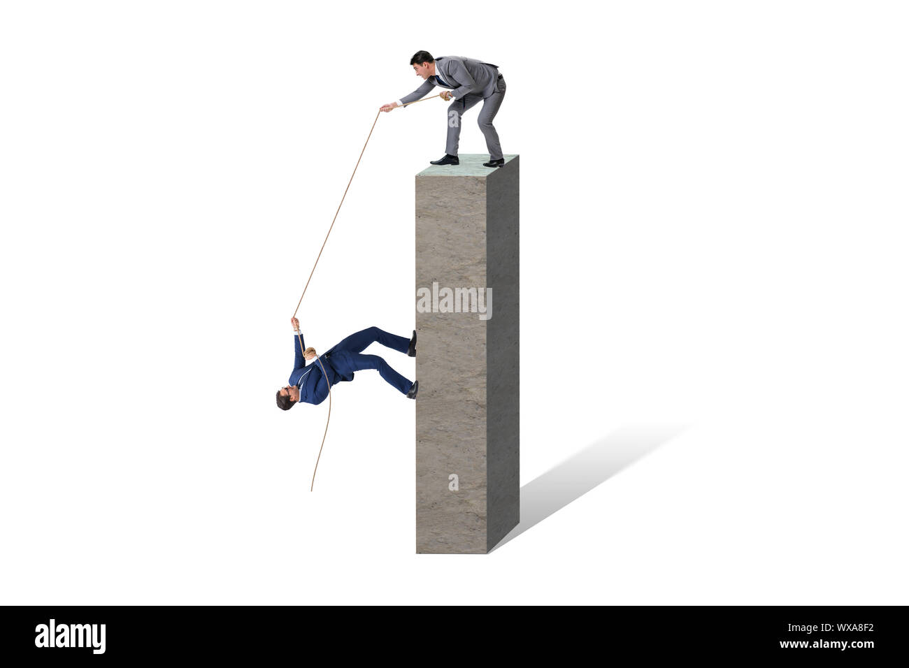 Colleague coaching Cut Out Stock Images & Pictures - Alamy