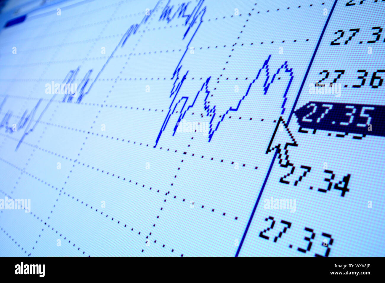 financial graph of investment growth Stock Photo - Alamy