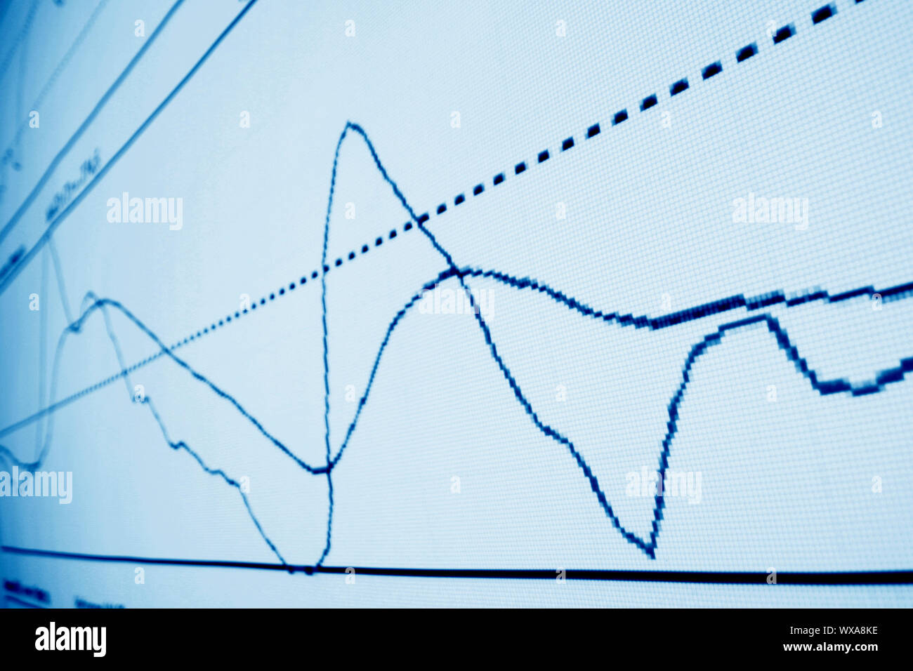 financial graph of investment growth Stock Photo - Alamy